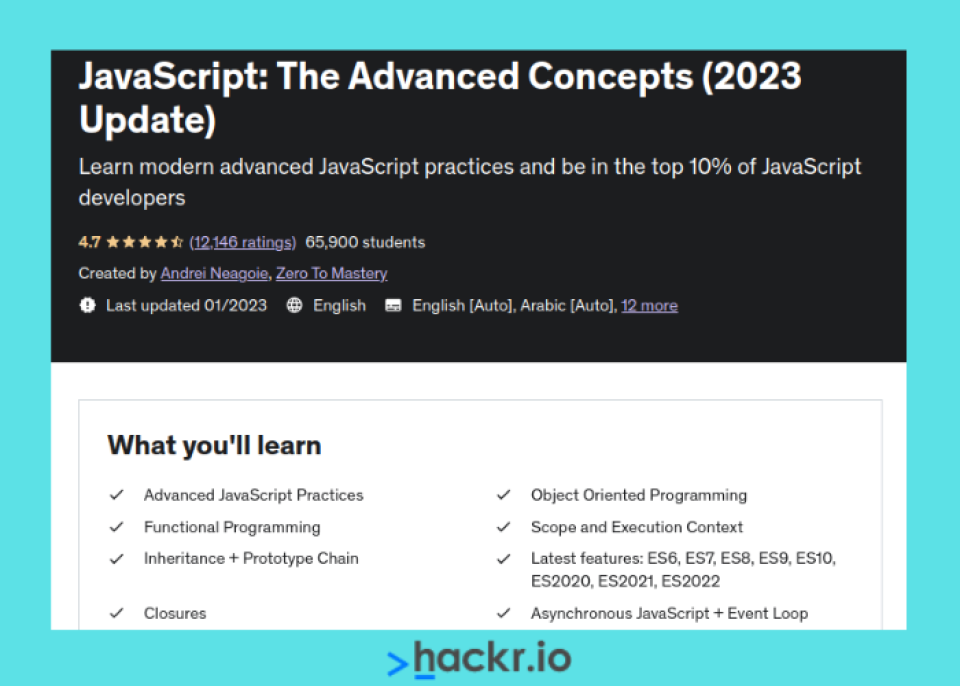 15 Best JavaScript Courses Online in 2023 [Free + Paid]